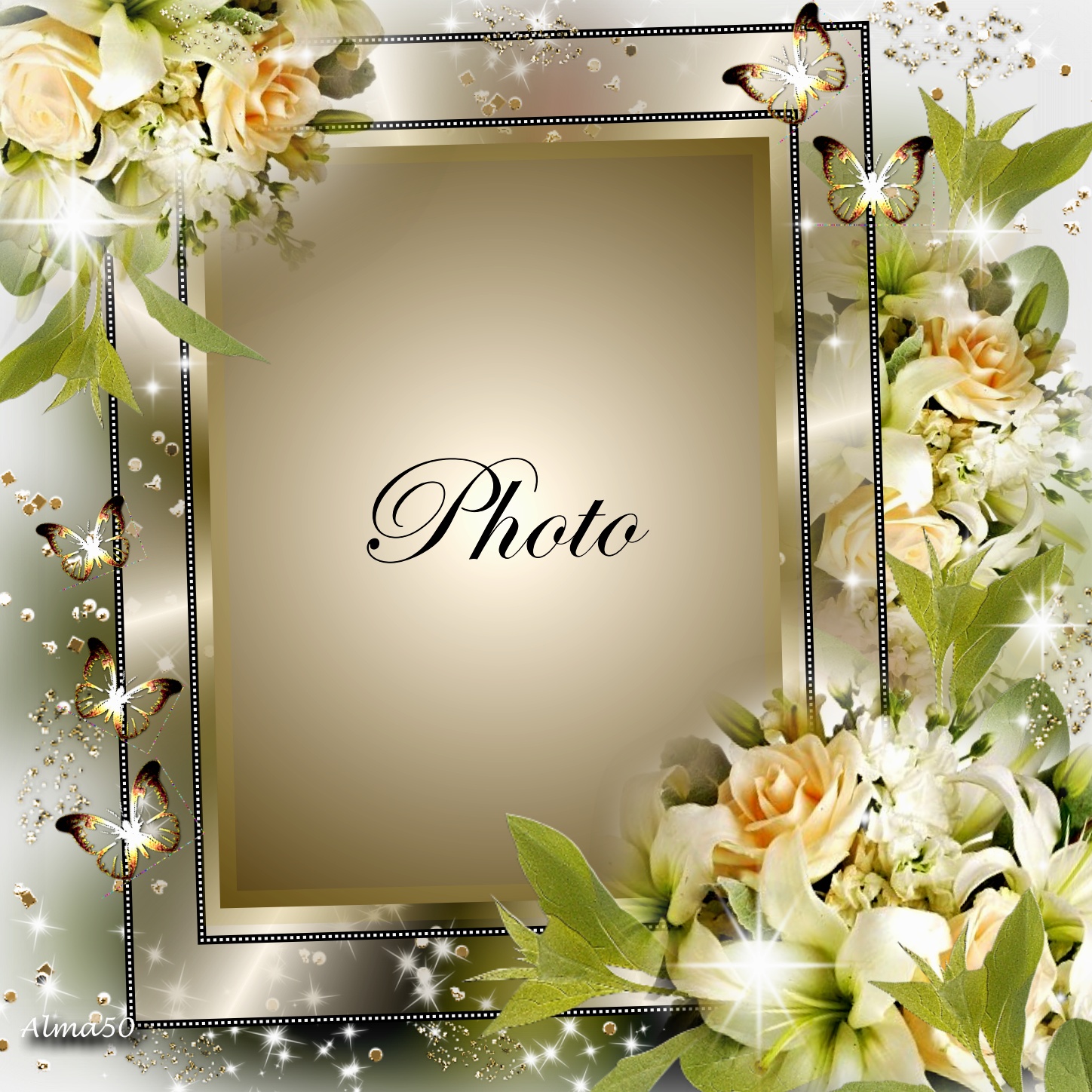 alma50's Other Photo Album Frames - 2011 July - Flower Frame For you# 5 ...