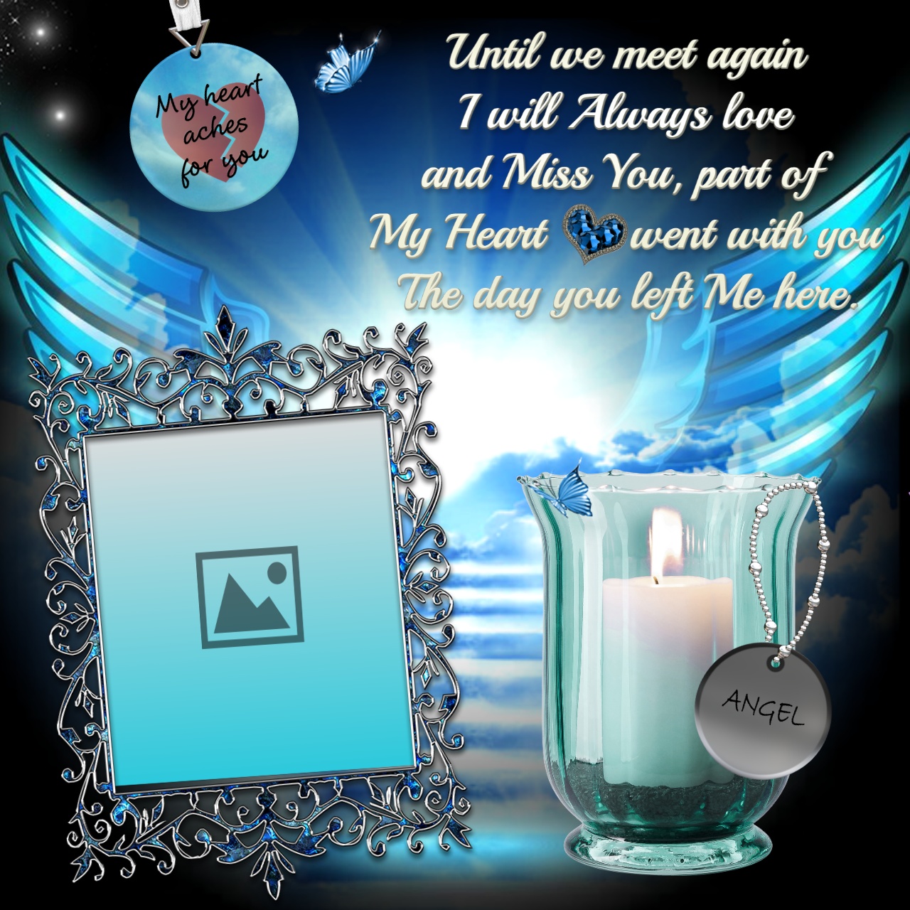 Barbara's MissingyouNever Forgotten - Missing You Angel Thinking Of ...