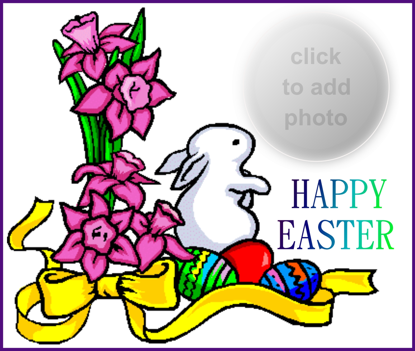 smilam's Spring and Easter Frames - Happy Easter! - Happy Easter! - Happy Easter! Easter Bunny ...