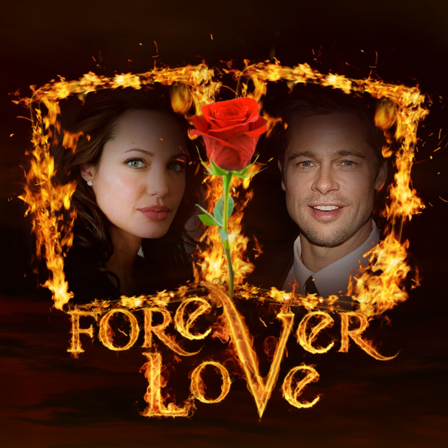 cutesniper's I Love You Frames - 2011 October - forever love - fire ...