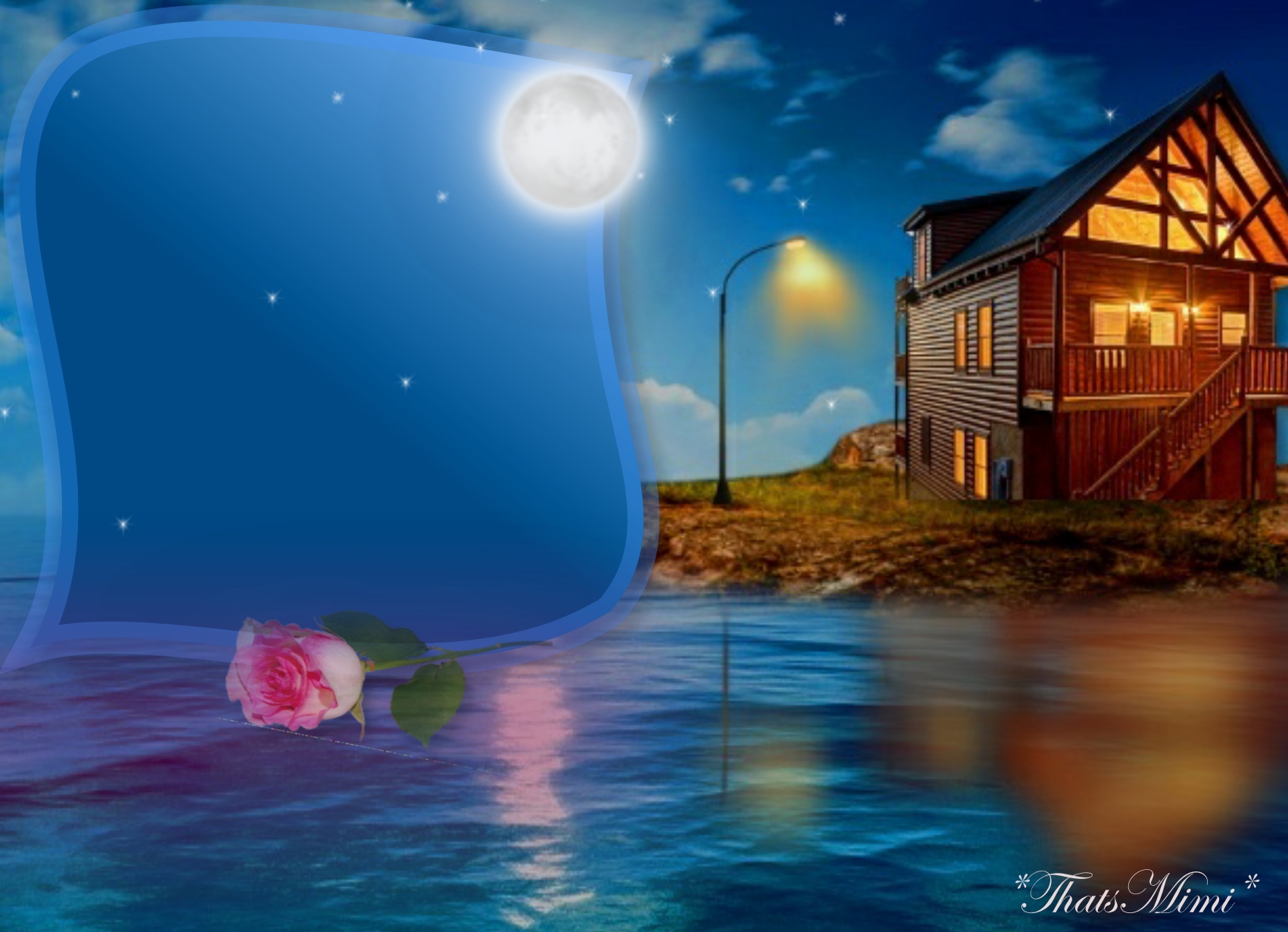 ThatsMimi's I Love You Frames - 2014 August - ~*~ Night Landscape ...