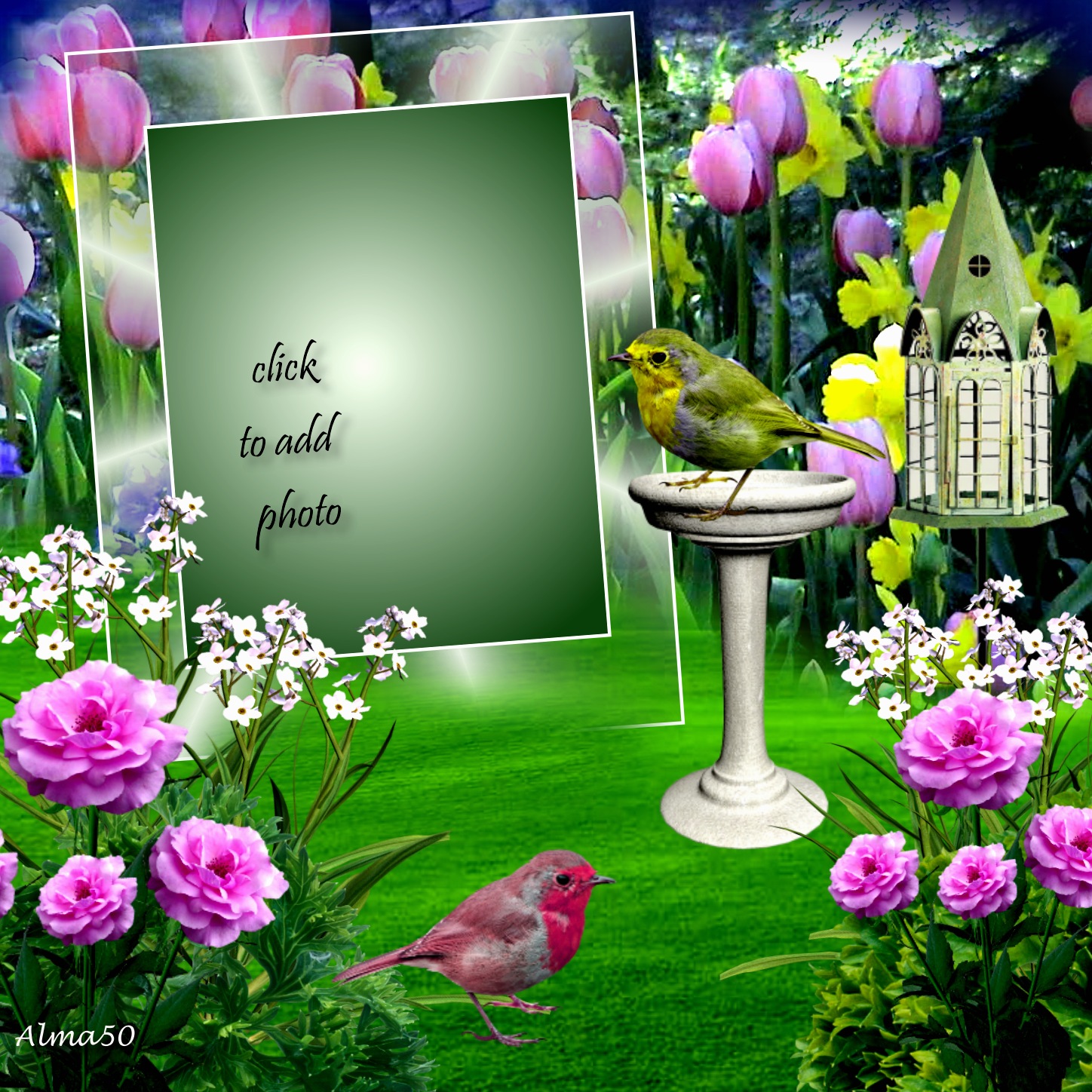 alma50's Picture Frames - 2012 February - Romantic Garden Alma50 ...