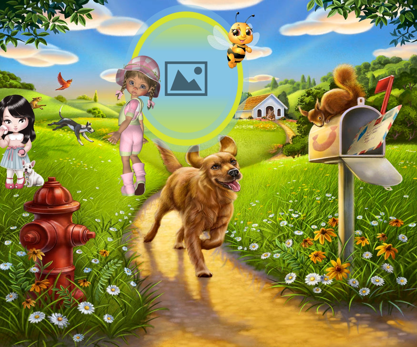 It'sMichelle's Kids Playing and Laughing Frames - Kids Frame Kids Kid ...