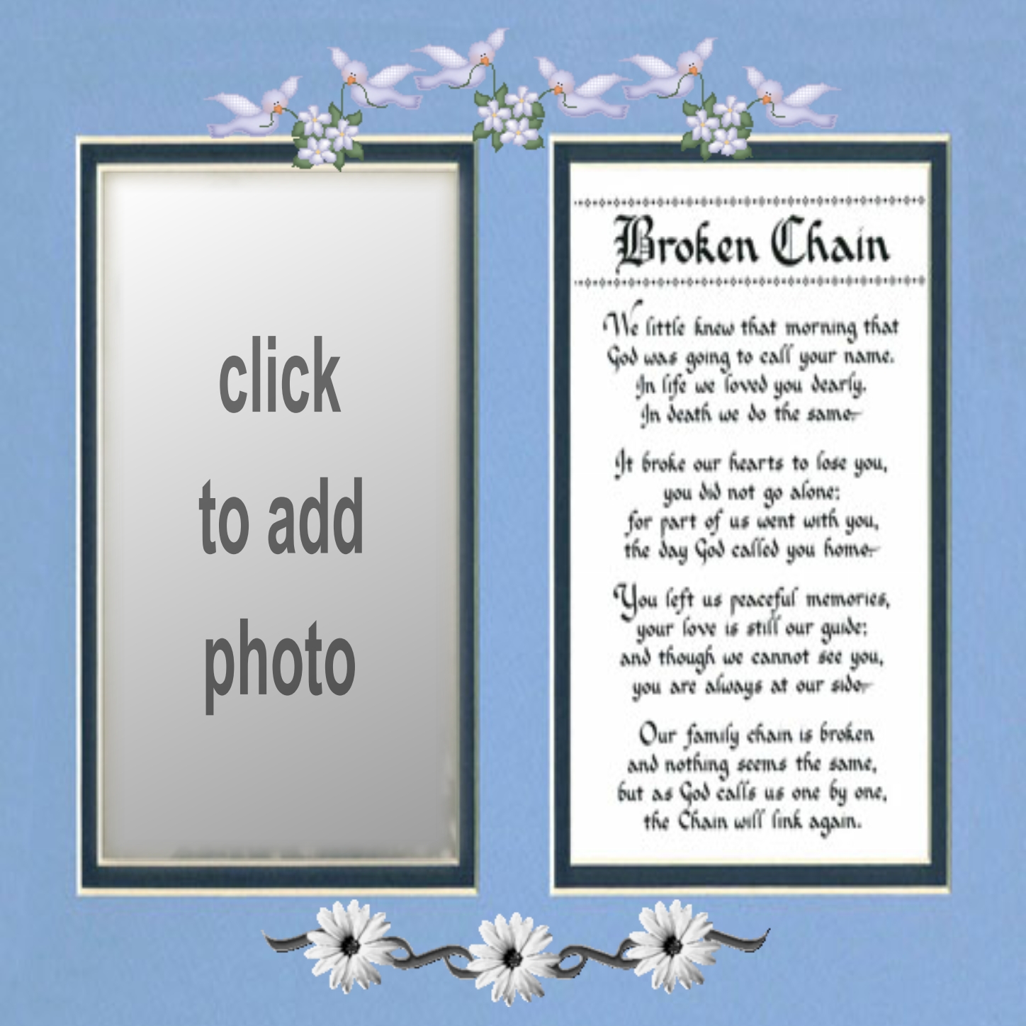 mayla73's In Memory Of... Frames - 2008 January - 2008 December ...