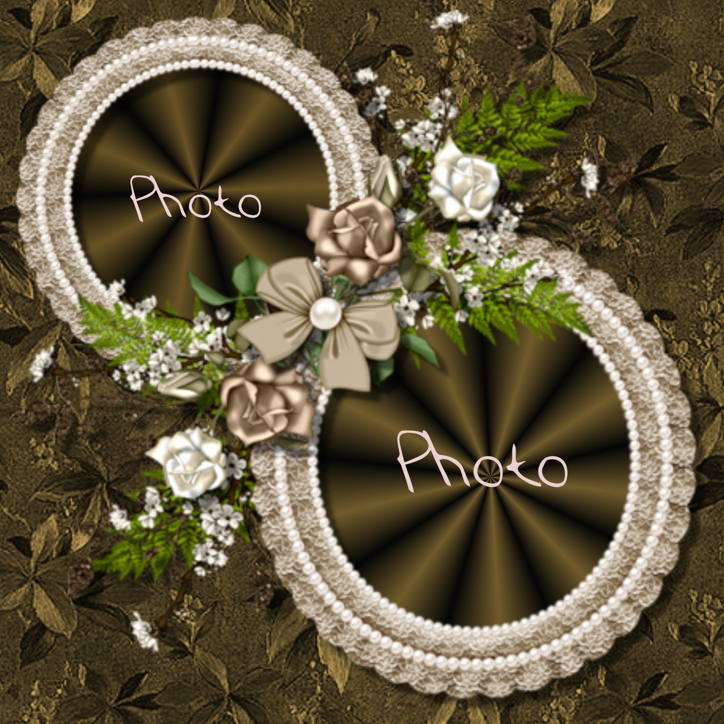 TAMMYBRANTLEY's Picture Frames - 2012 May - Tan And White Roses Tan And ...