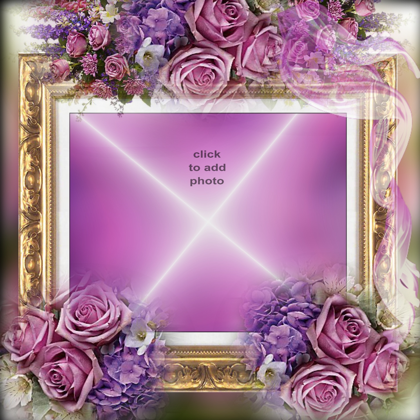 BiancaNMaya's Picture Frames - 2013 May - 2013 May - Purple Flowers N ...