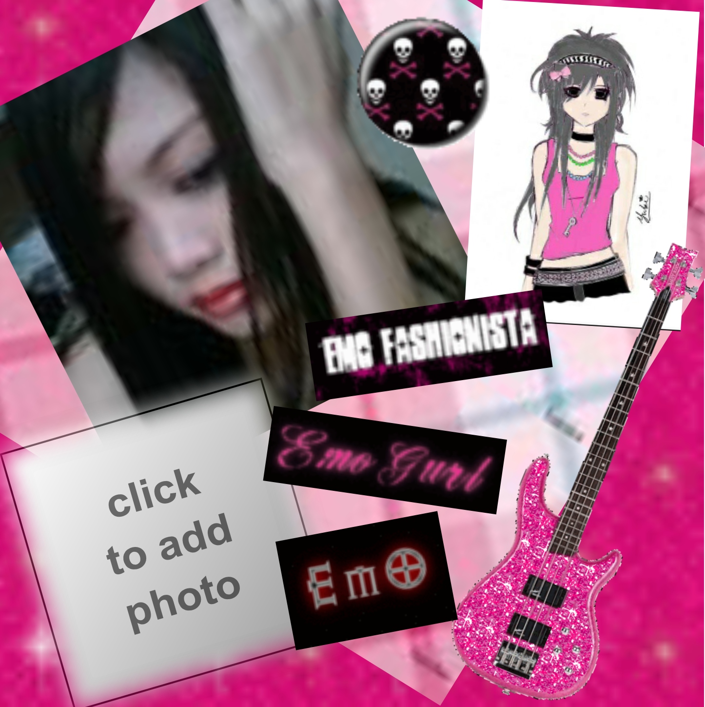 manthaheart's Goth, Punk and Emo Frames - 2009 January - Emo for Girls ...