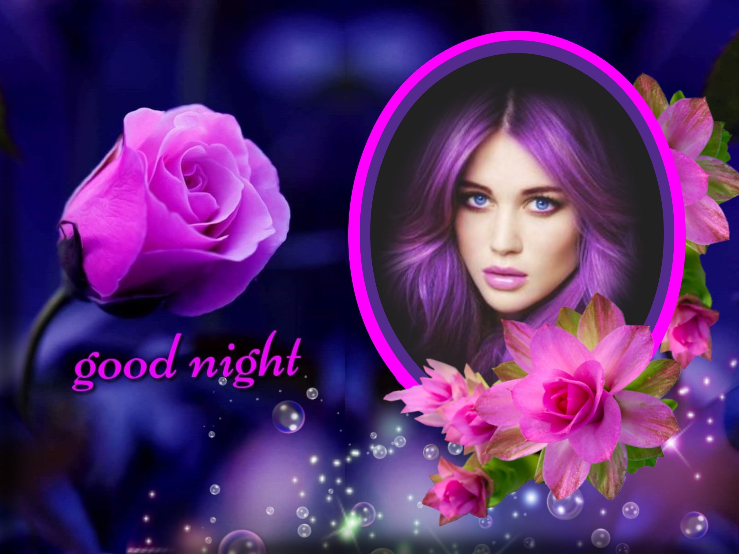 Wienie Coppen's Candles,Goodnight,Sunset - bubbles flowers goodnight ...