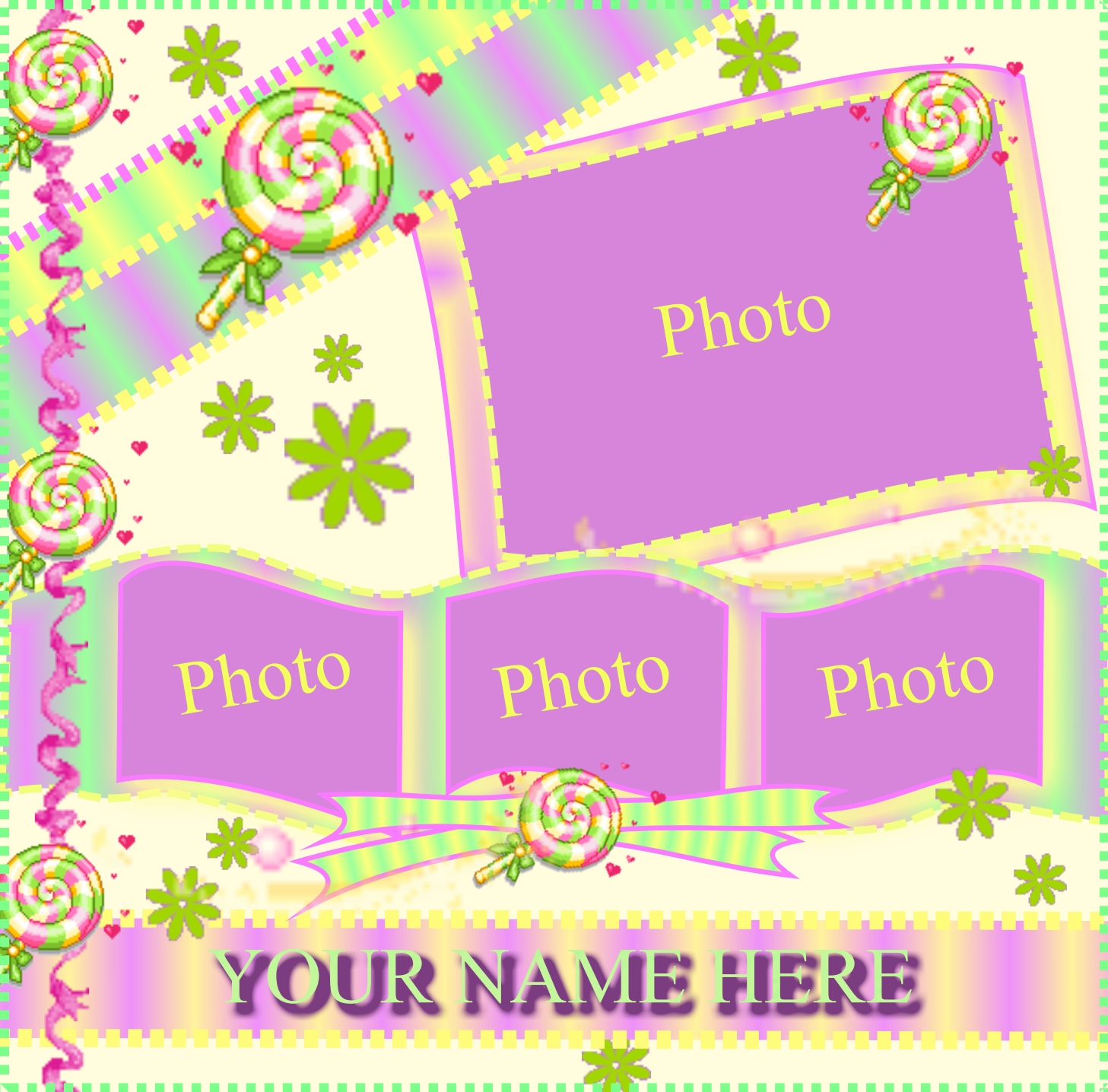 tjkstevens's Scrapbook Frames - 2008 July - 2008 October - Girly ...