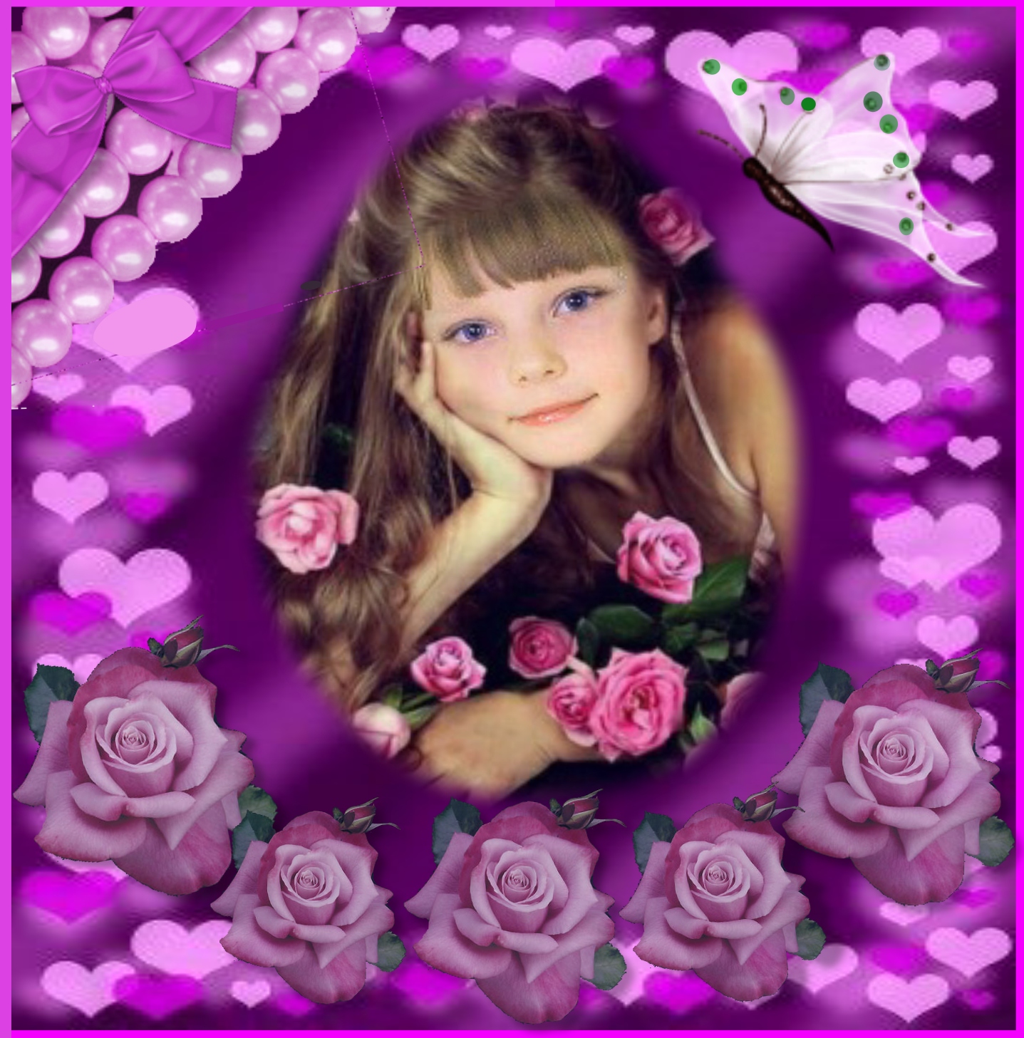 marialedesma1958's Girly Girl Frames - 2011 June - Pink And Purple ...