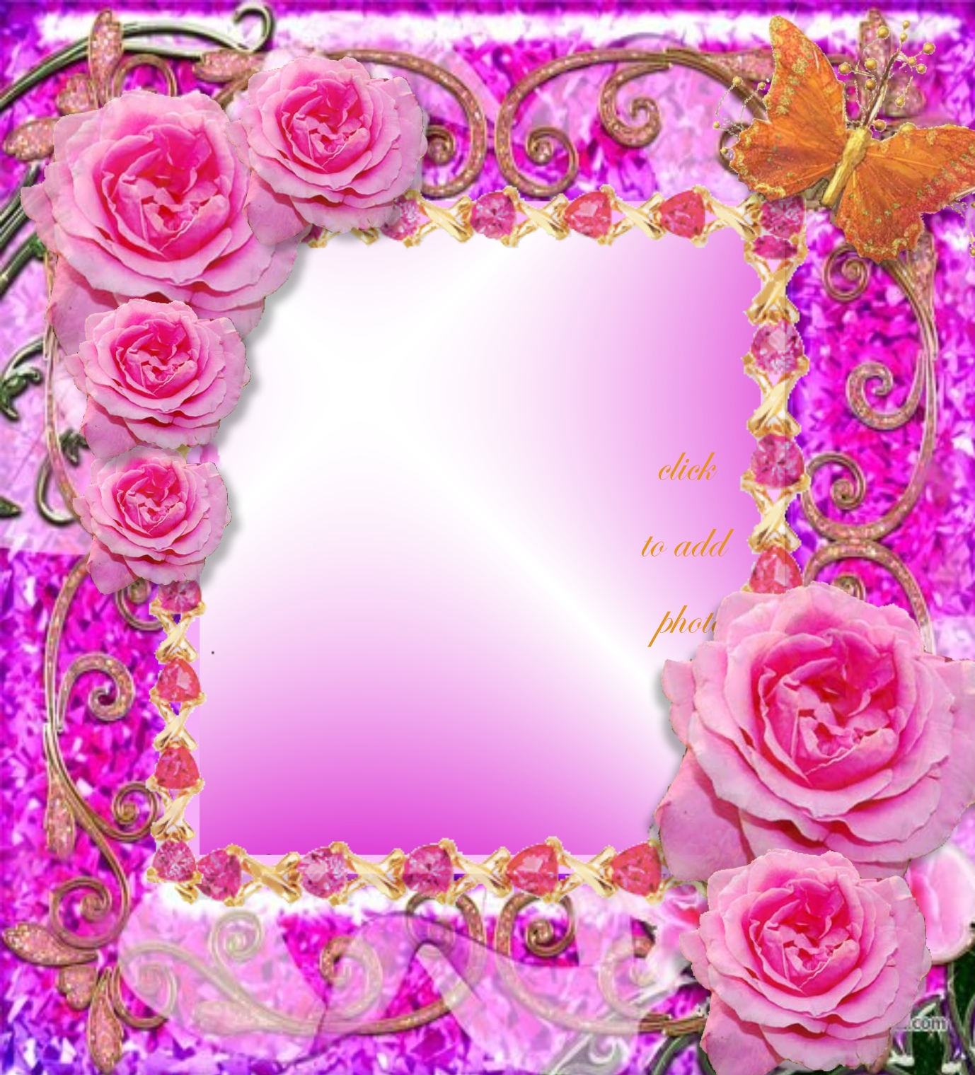 marialedesma1958's Picture Frames - 2011 August - Pink Roses Frame Move ...