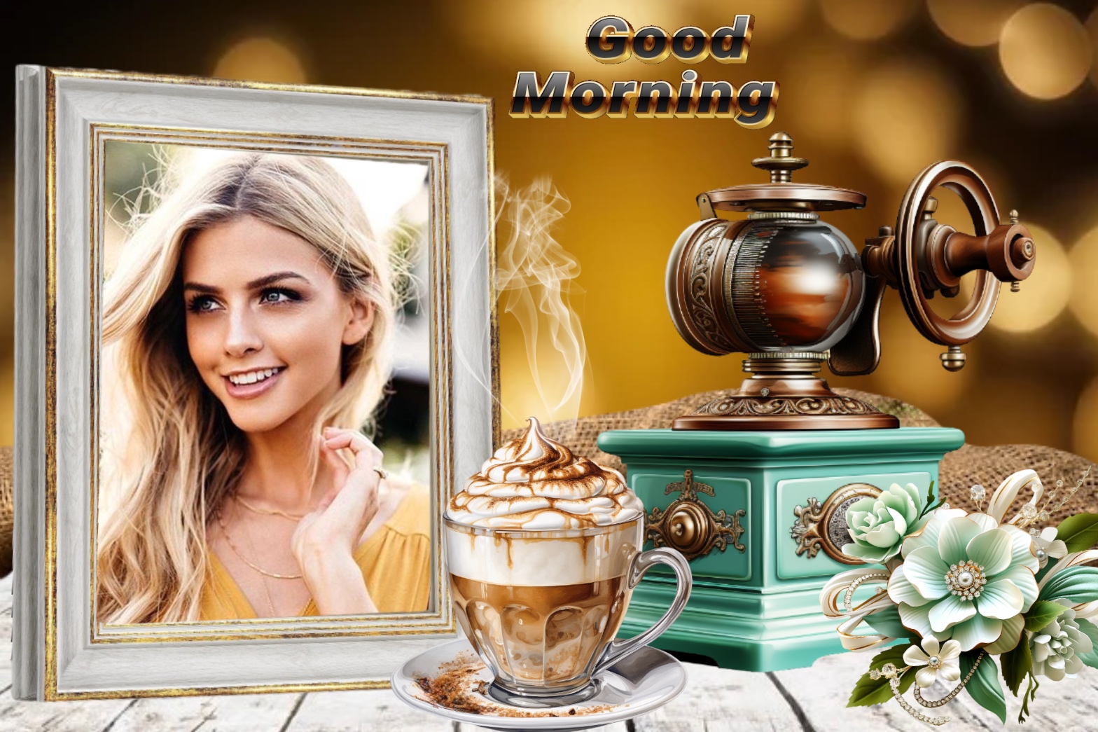 Nette's Good Morning,GoodDay Frame - Good MorningCoffeeNette - Good ...