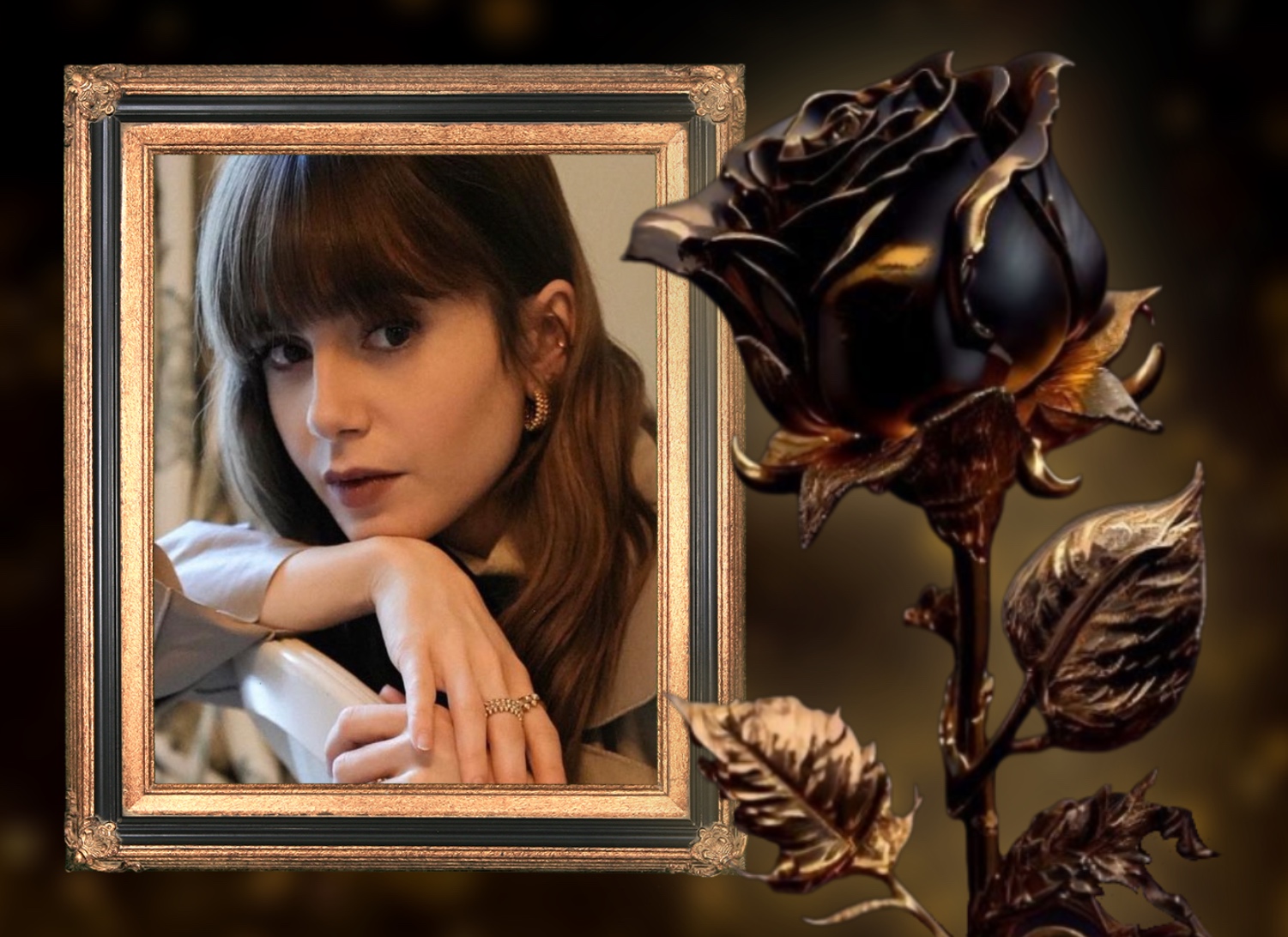 Nette's Single Flower Frame - Single Flower Frame Picture Frame Nette ...